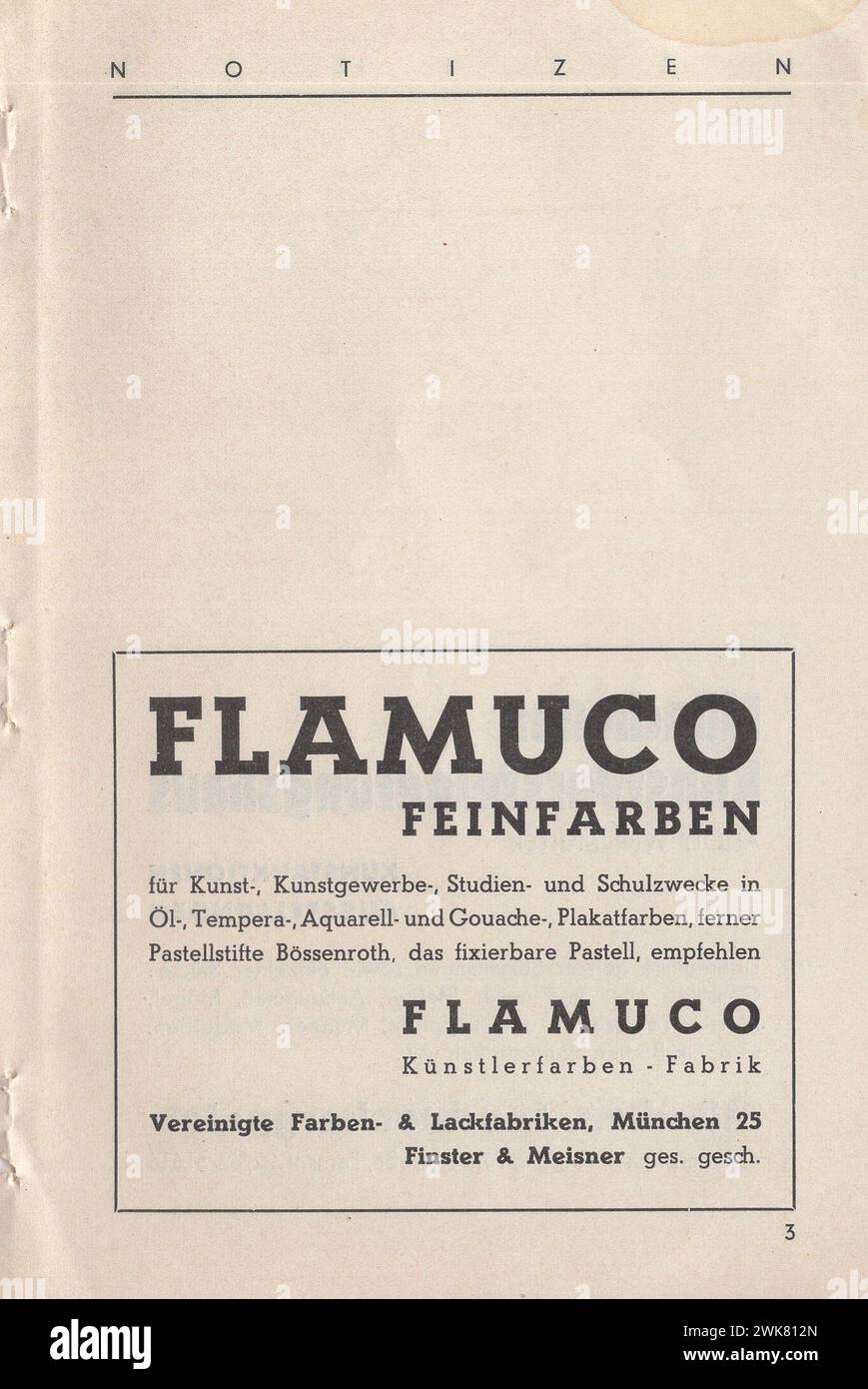 German advertisements from the 1930s hi-res stock photography and ...