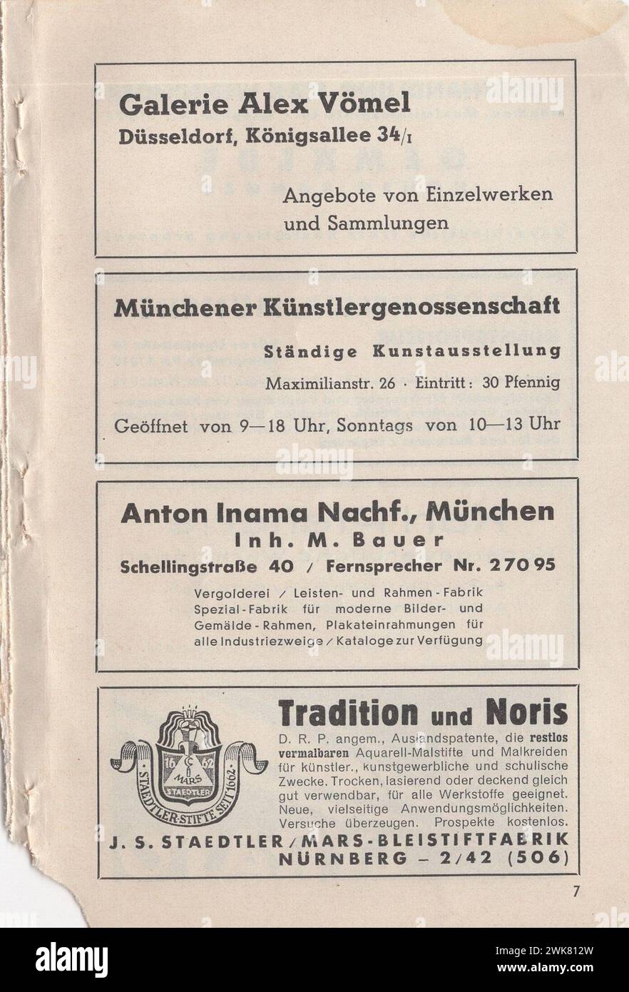 German advertisements from the 1930s hi-res stock photography and ...