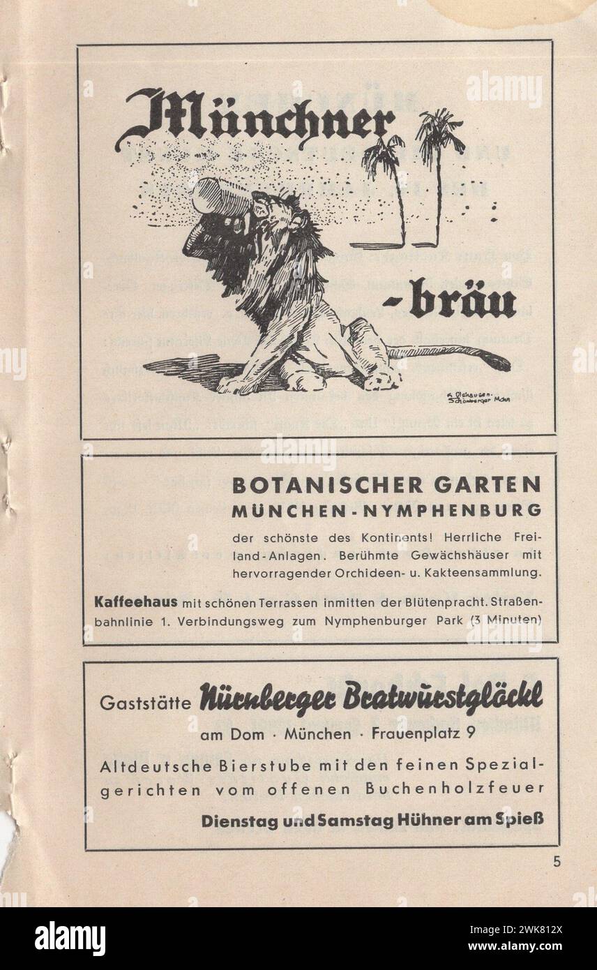 German advertisements from the 1930s hi-res stock photography and ...