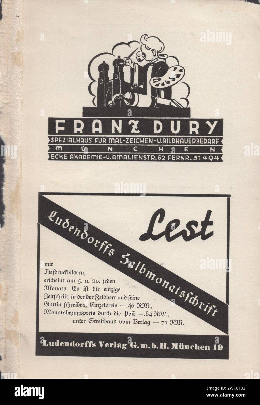 German advertisements from the 1930s hi-res stock photography and ...