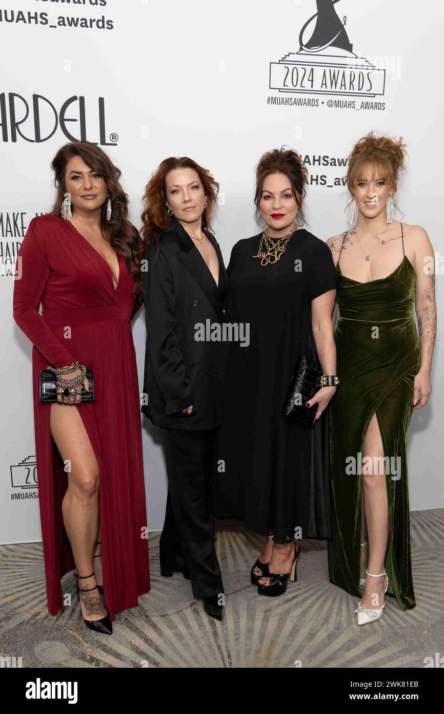 Beverly Hills, USA. 18th Feb, 2024. Gila Bois, Lindsay Pikey, Leah ...