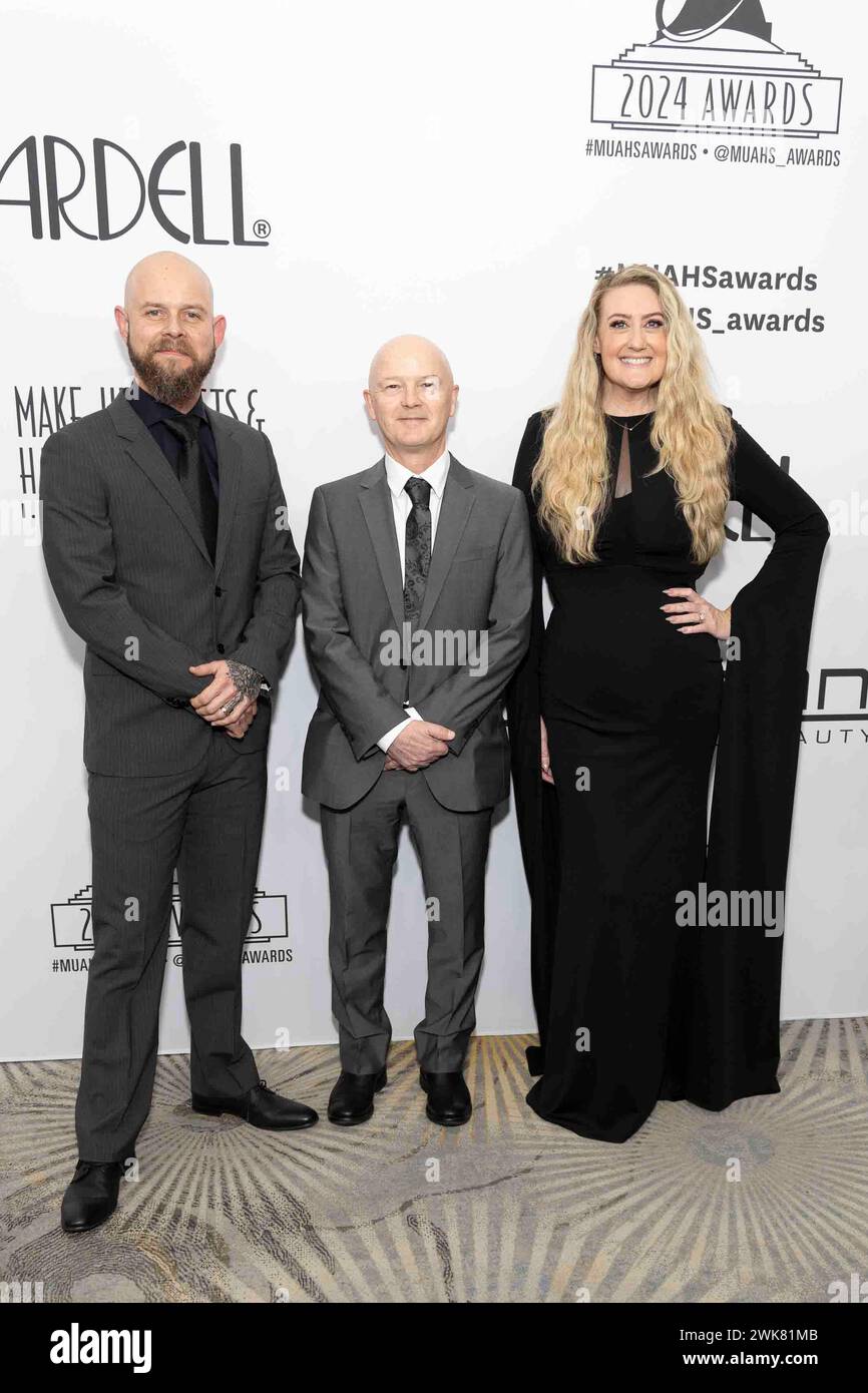 Beverly Hills, USA. 18th Feb, 2024. Alexei Dmitriew, Lindsay MacGowan ...