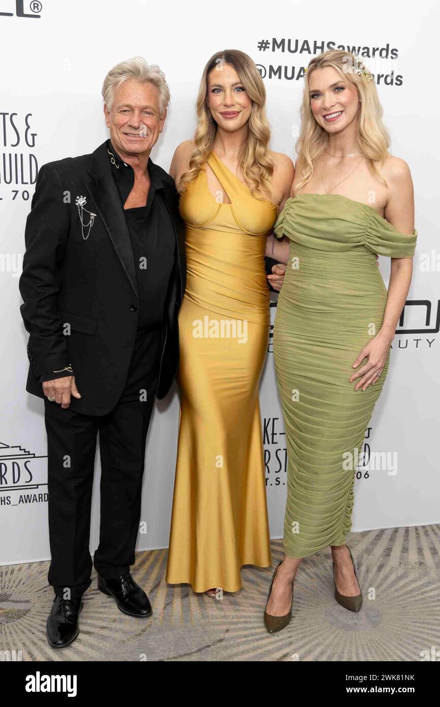 Beverly Hills, USA. 18th Feb, 2024. Robert Bolger, Stacey Browning and ...