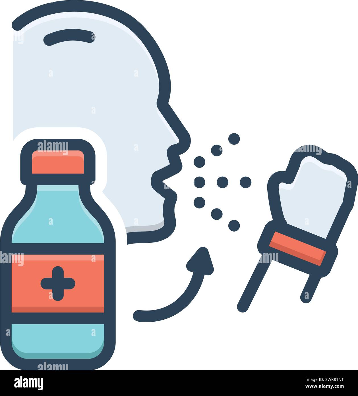 Bottle cough medicine Stock Vector Images - Alamy