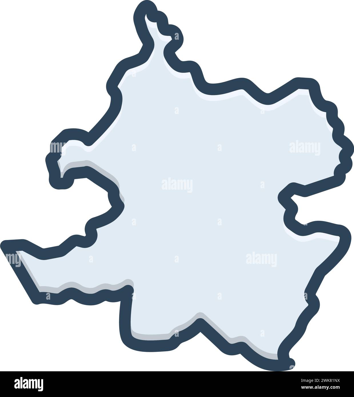 Spain boundary vector vectors hi-res stock photography and images - Alamy