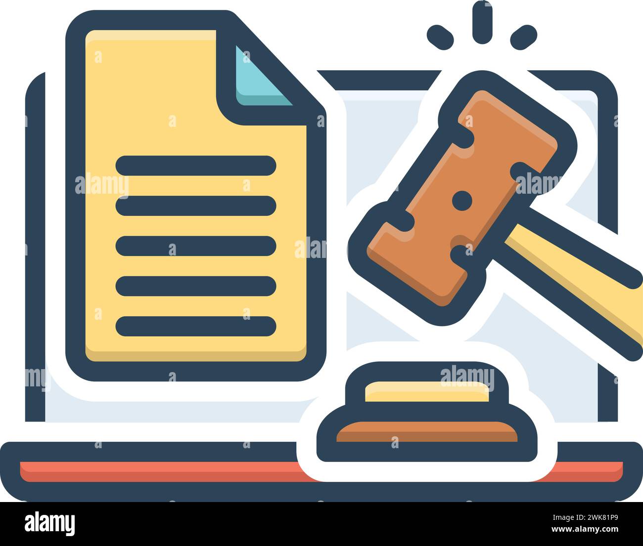 Icon for law,case,constitution Stock Vector Image & Art - Alamy