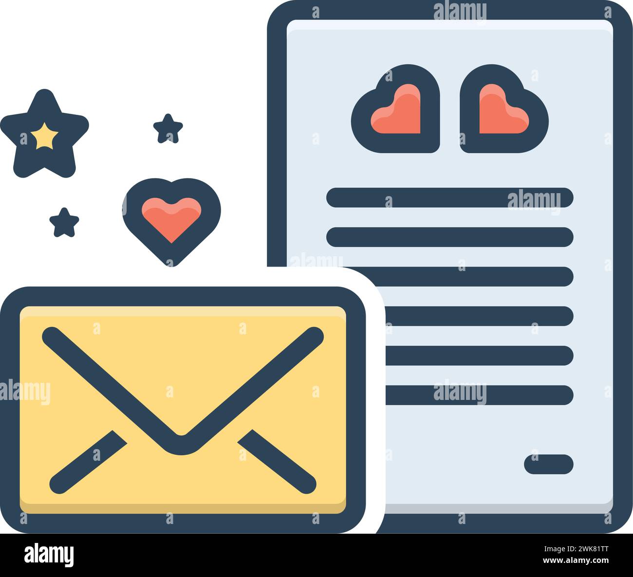 Icon for invitation,request Stock Vector Image & Art - Alamy