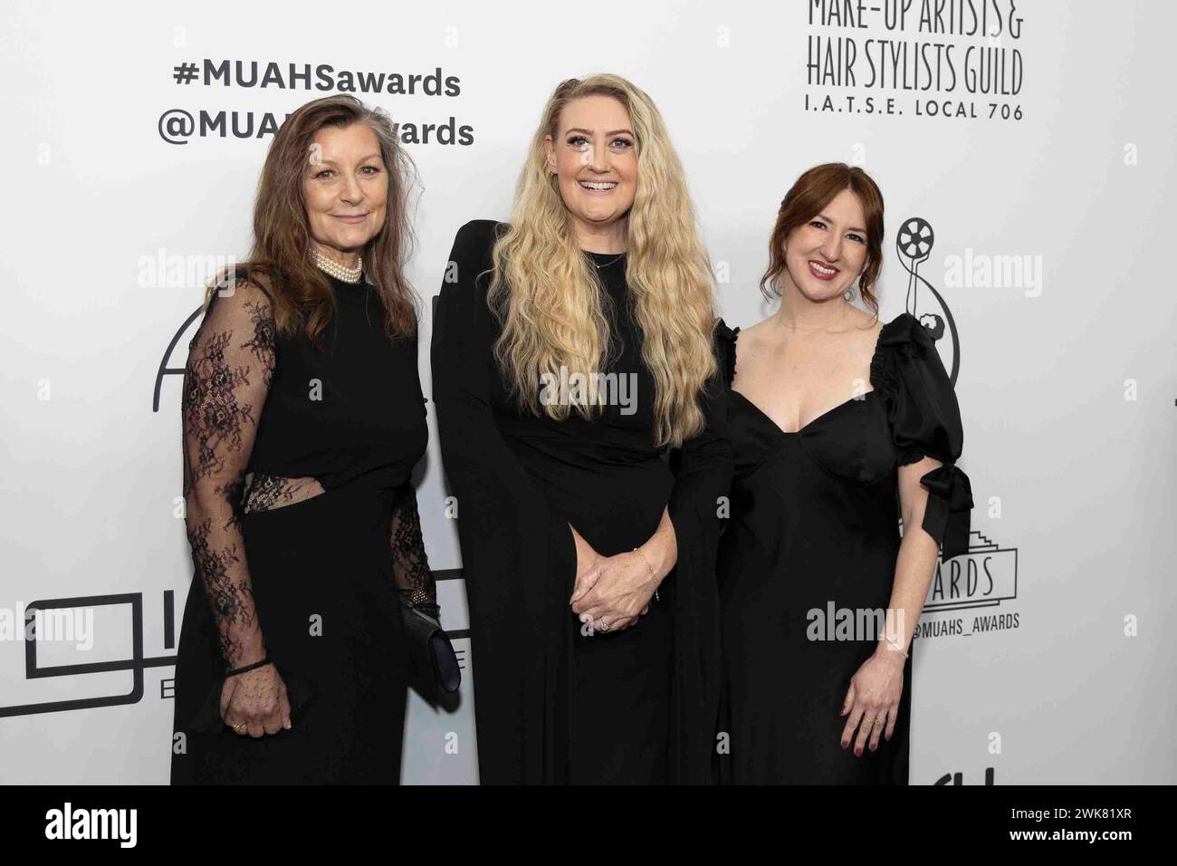 Beverly Hills, USA. 18th Feb, 2024. Connie Criswell, Cassie Russek and Stephanie Fenner attend ...