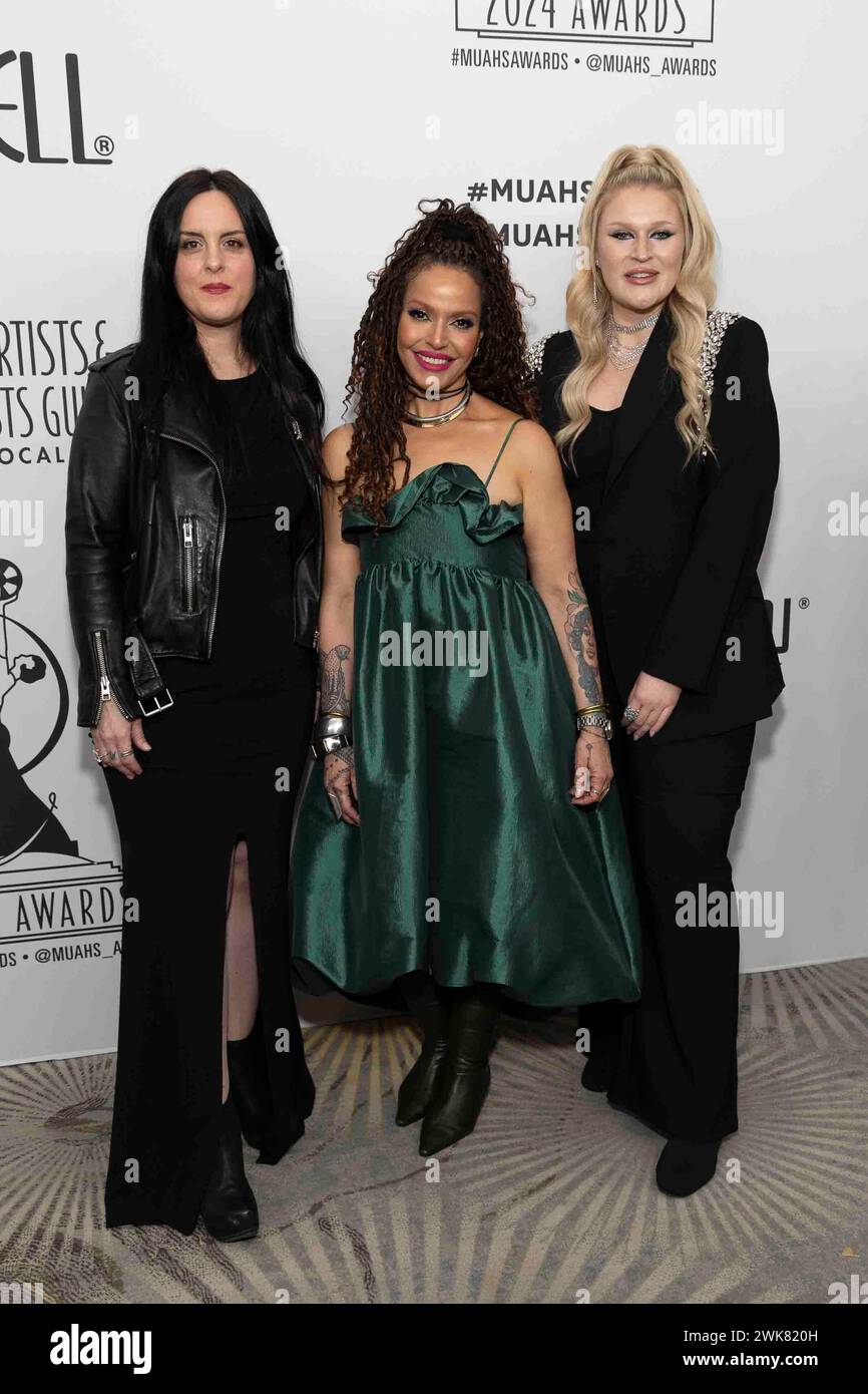 Beverly Hills, USA. 18th Feb, 2024. Felix Fox, Sabrina Wanjiru Matiru ...