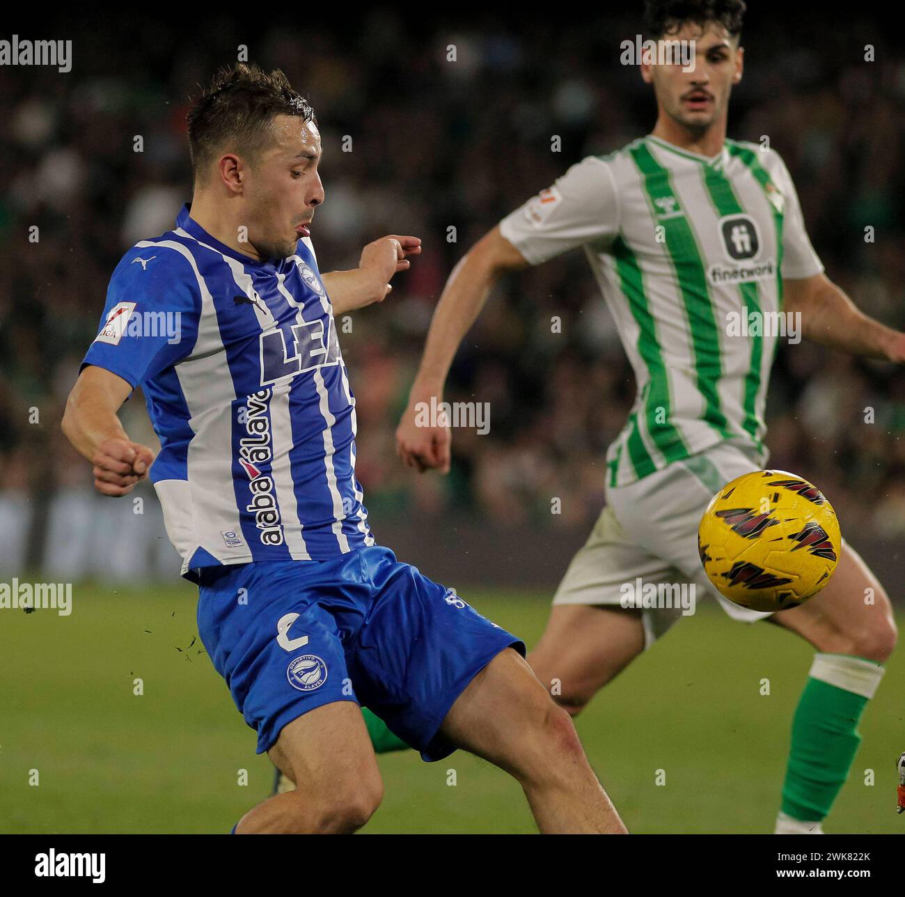 Spanish La Liga soccer match Betis vs Alaves at Benito Villamarin ...