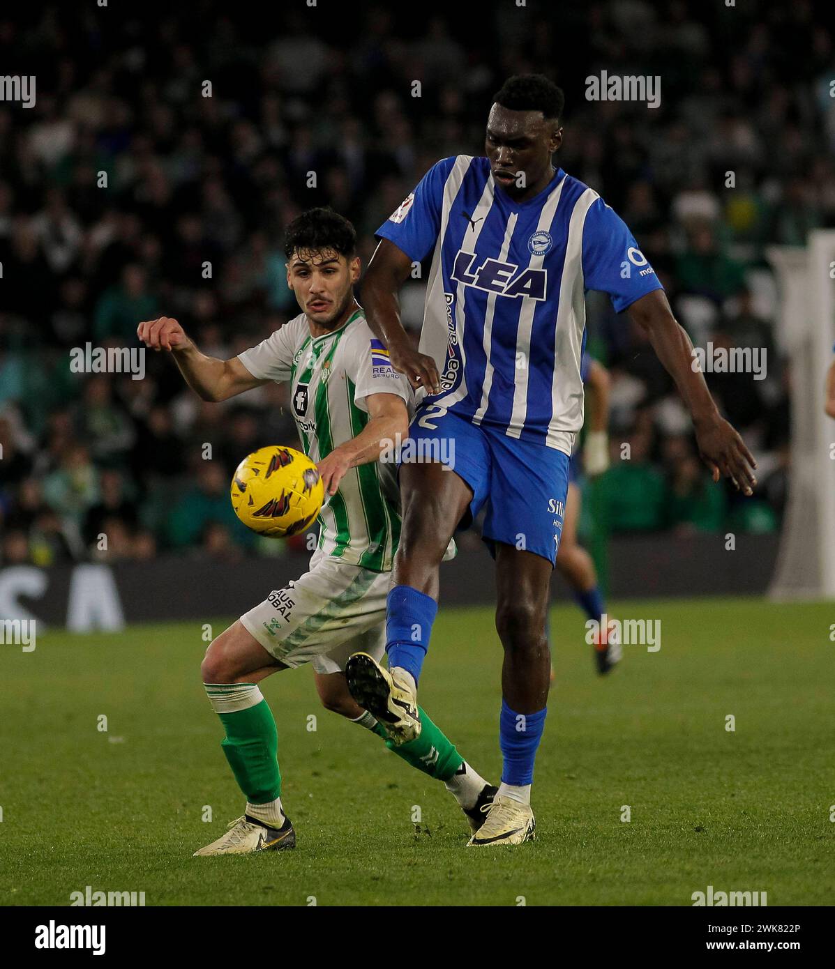 Spanish La Liga soccer match Betis vs Alaves at Benito Villamarin ... Spanish La Liga soccer match Betis vs Alaves at Benito Villamarin ...