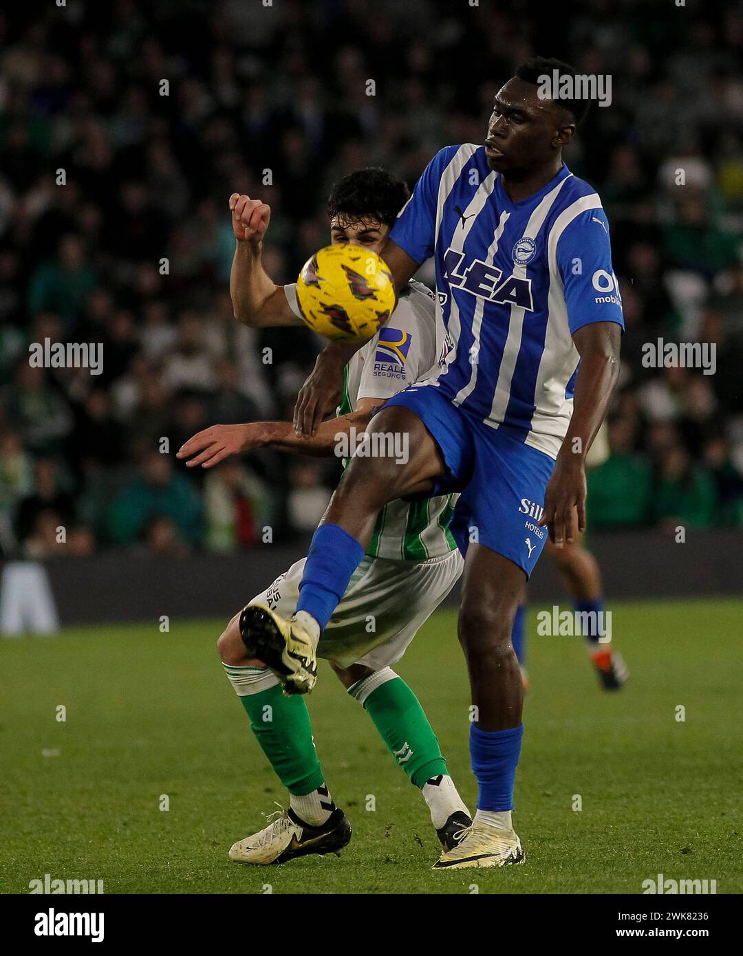 Spanish La Liga soccer match Betis vs Alaves at Benito Villamarin ... Spanish La Liga soccer match Betis vs Alaves at Benito Villamarin ...