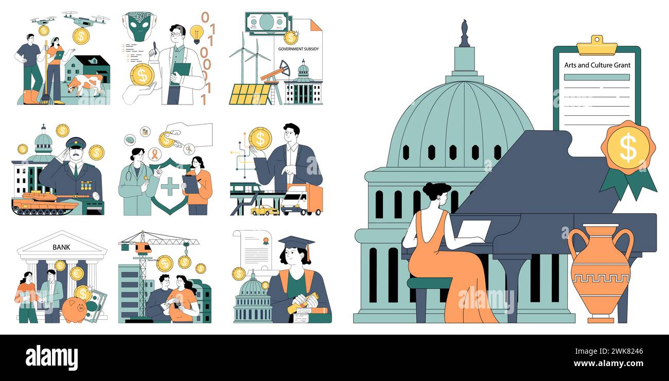 Government subsidy set. Diverse sectors including agriculture ...