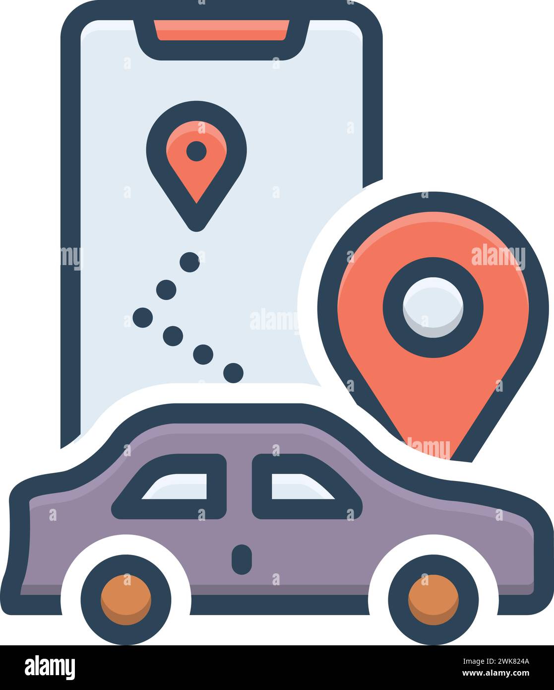 Icon for route,routing Stock Vector Image & Art - Alamy