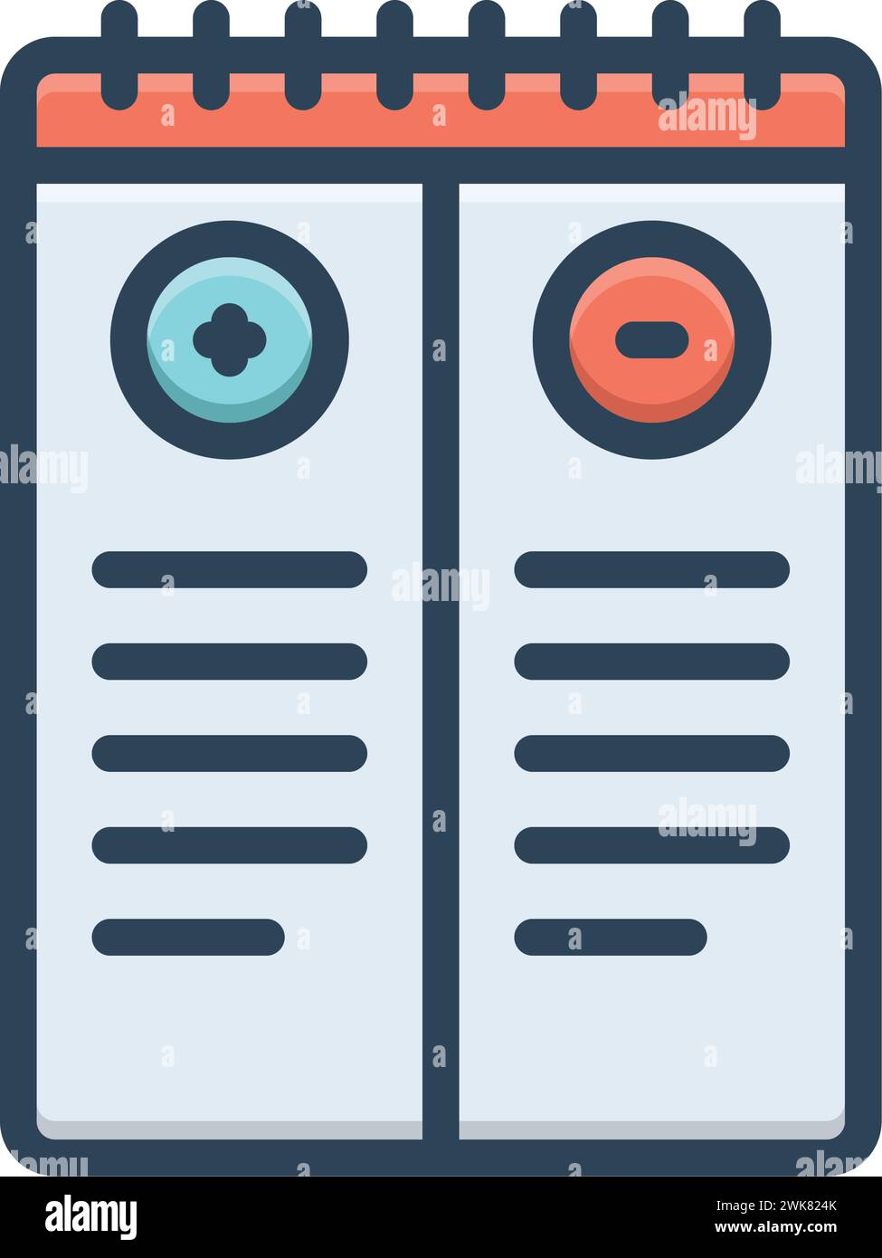 Icon for con,pros cons Stock Vector Image & Art - Alamy
