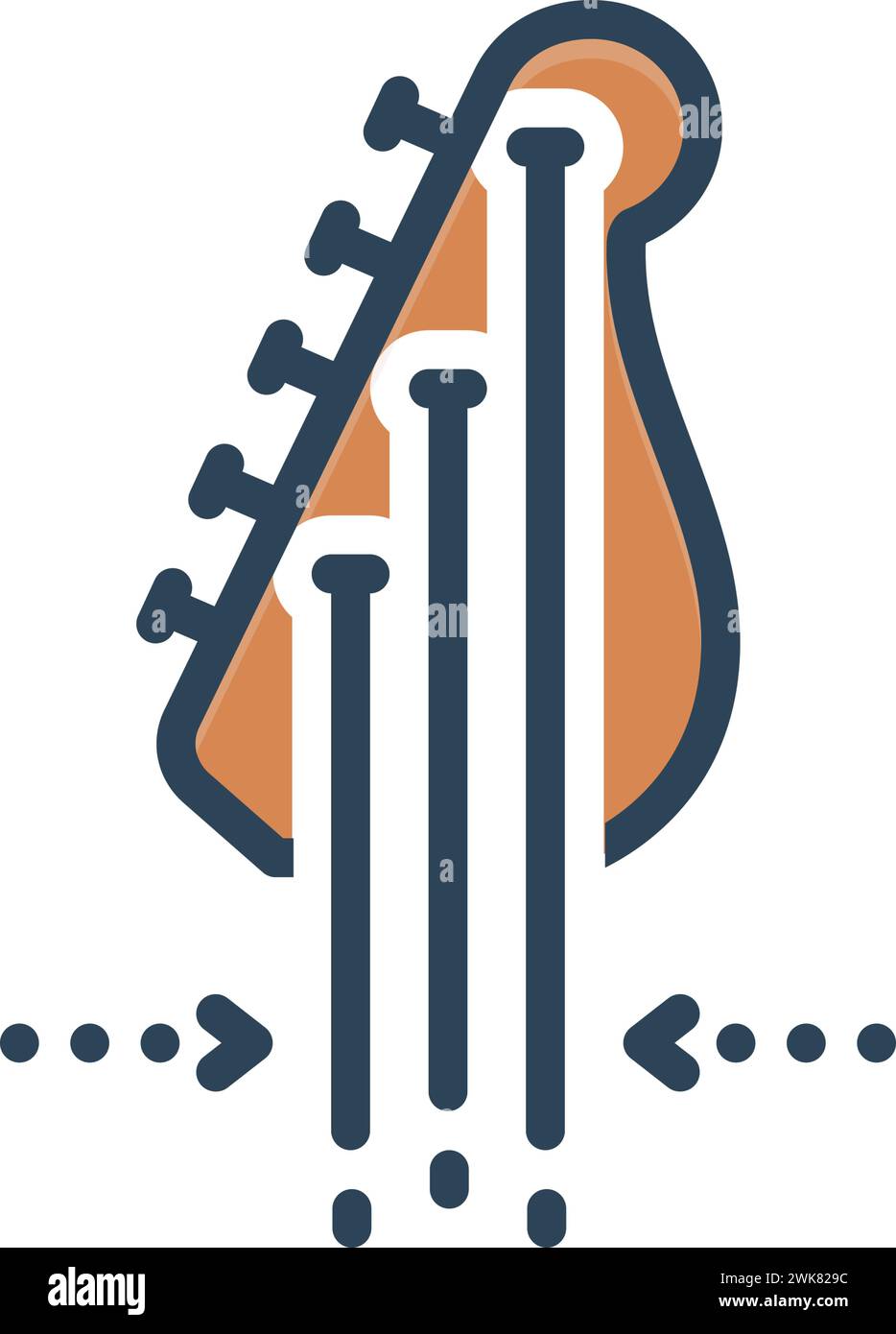 Vibrations of the strings Stock Vector Images - Alamy