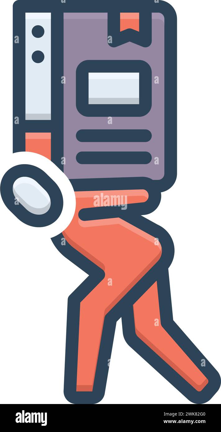 Bulky luggage Stock Vector Images - Alamy