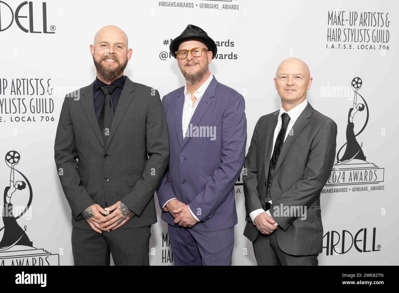Beverly Hills, USA. 18th Feb, 2024. Alexei Dmitriew, Scott Stoddard and ...