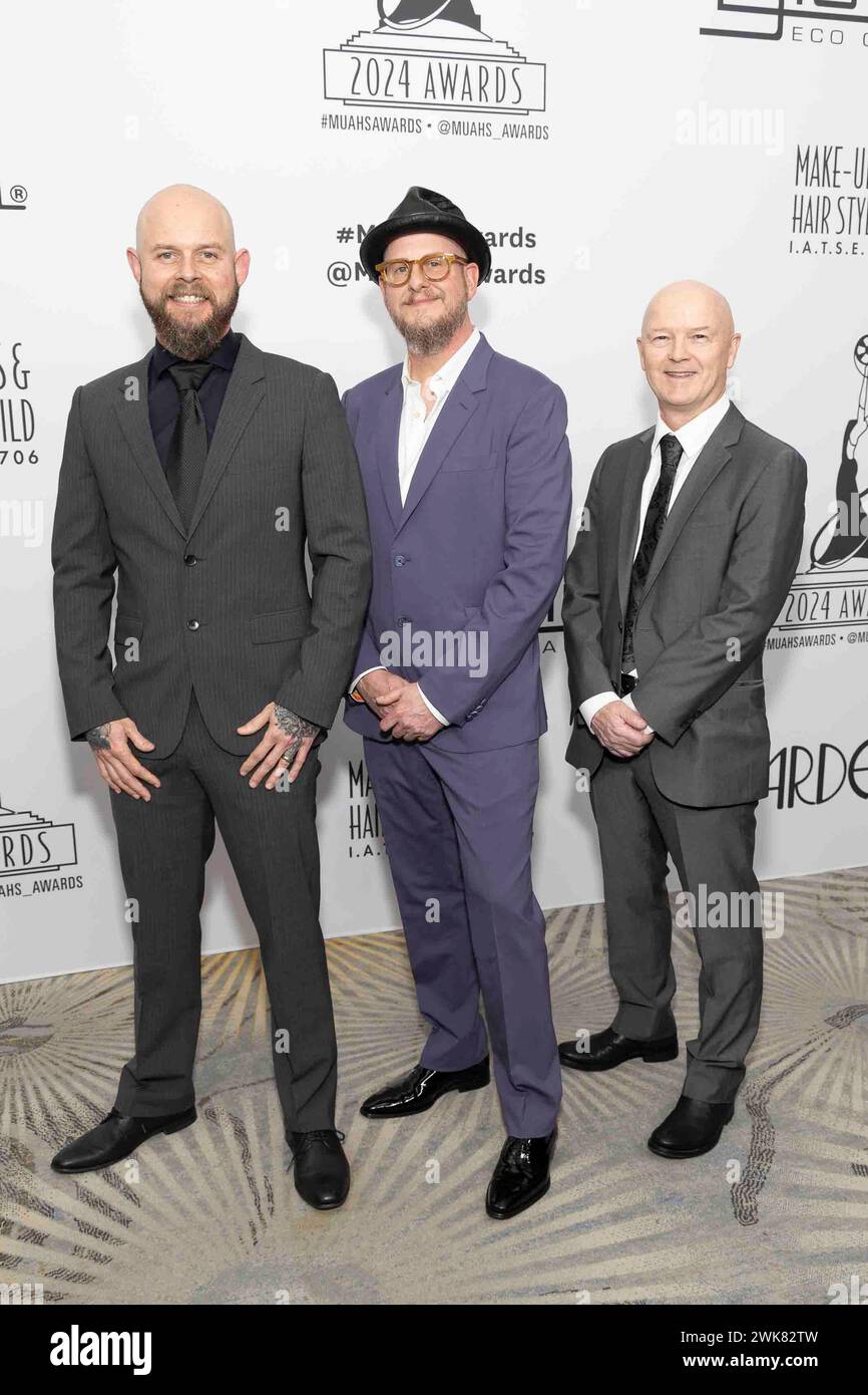 Beverly Hills, USA. 18th Feb, 2024. Alexei Dmitriew, Scott Stoddard and ...