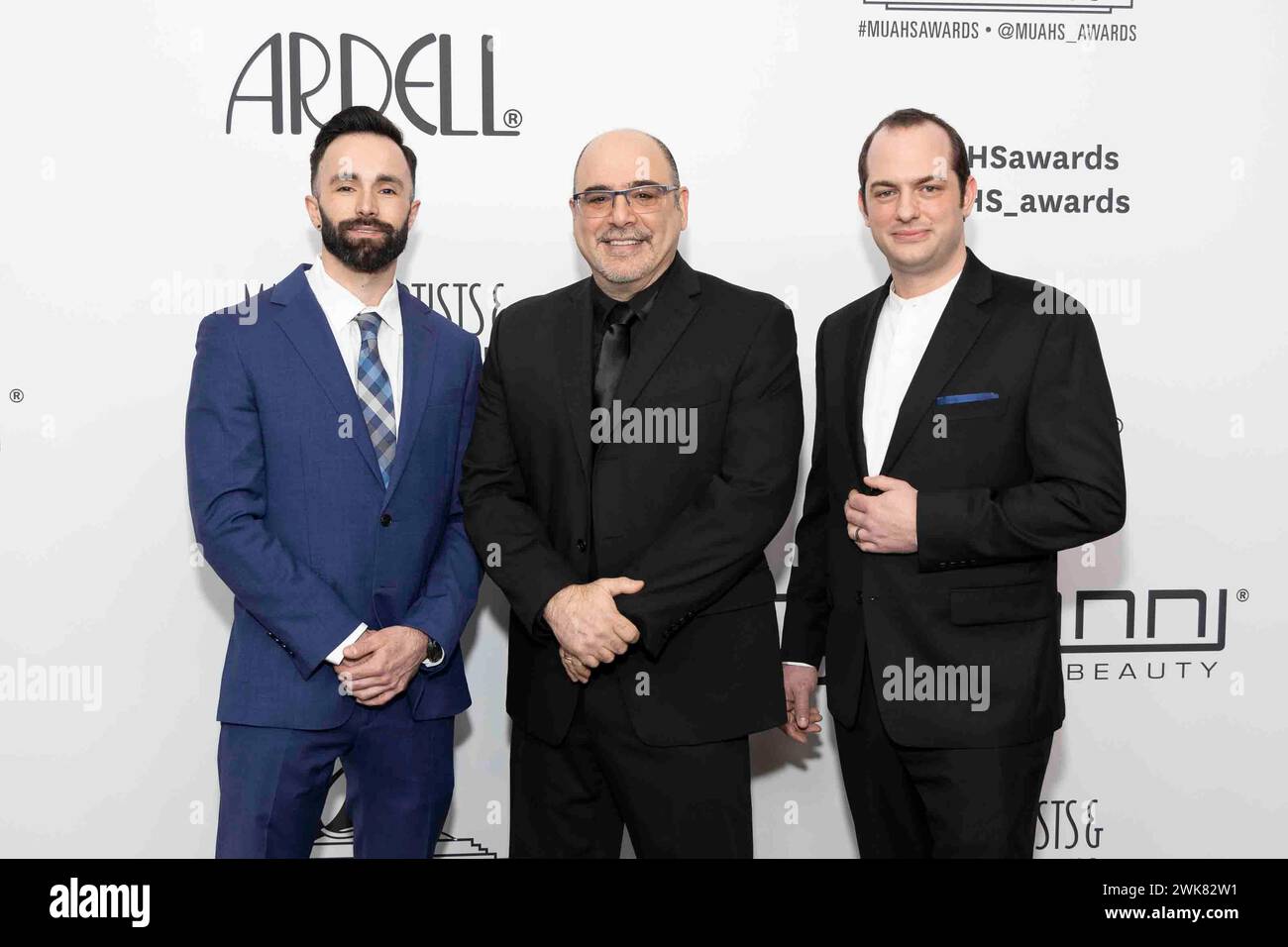 Beverly Hills, USA. 18th Feb, 2024. Jason Milani, Louie Zakarian and ...