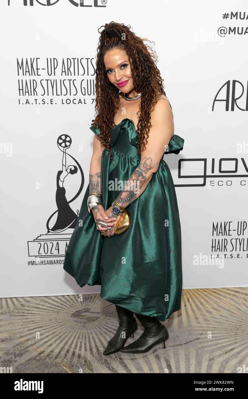 Beverly Hills, USA. 18th Feb, 2024. Sabrina Wanjiru Matiru attends the ...