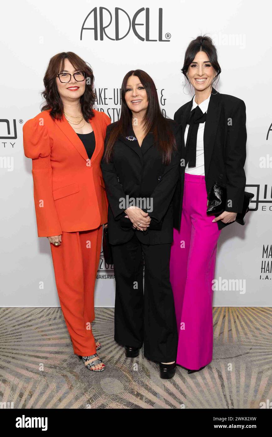 Beverly Hills, USA. 18th Feb, 2024. Marylin Lee Spiegel, Darcy Gilmore ...