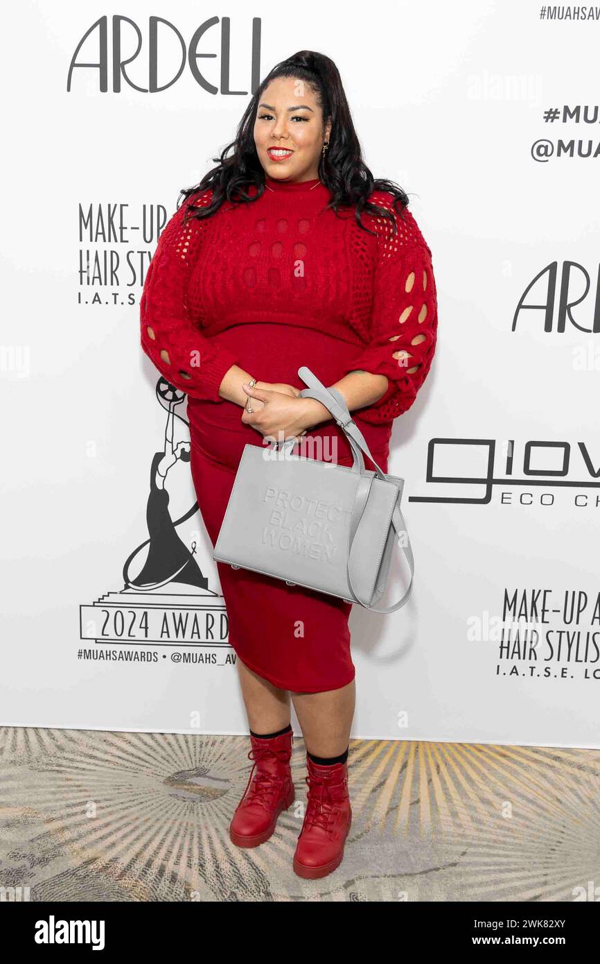 Beverly Hills, USA. 18th Feb, 2024. Melanie Shaw attends the arrivals ...