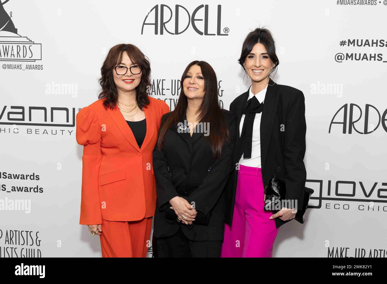 Beverly Hills, USA. 18th Feb, 2024. Marylin Lee Spiegel, Darcy Gilmore ...