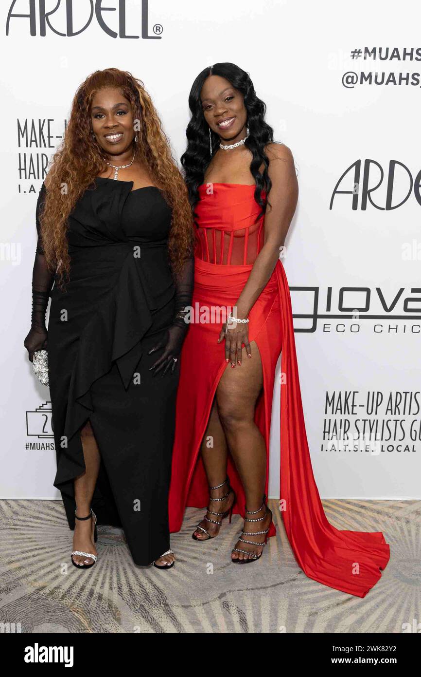 Beverly Hills, USA. 18th Feb, 2024. Tinisha Meeks and Nena Davis attend ...