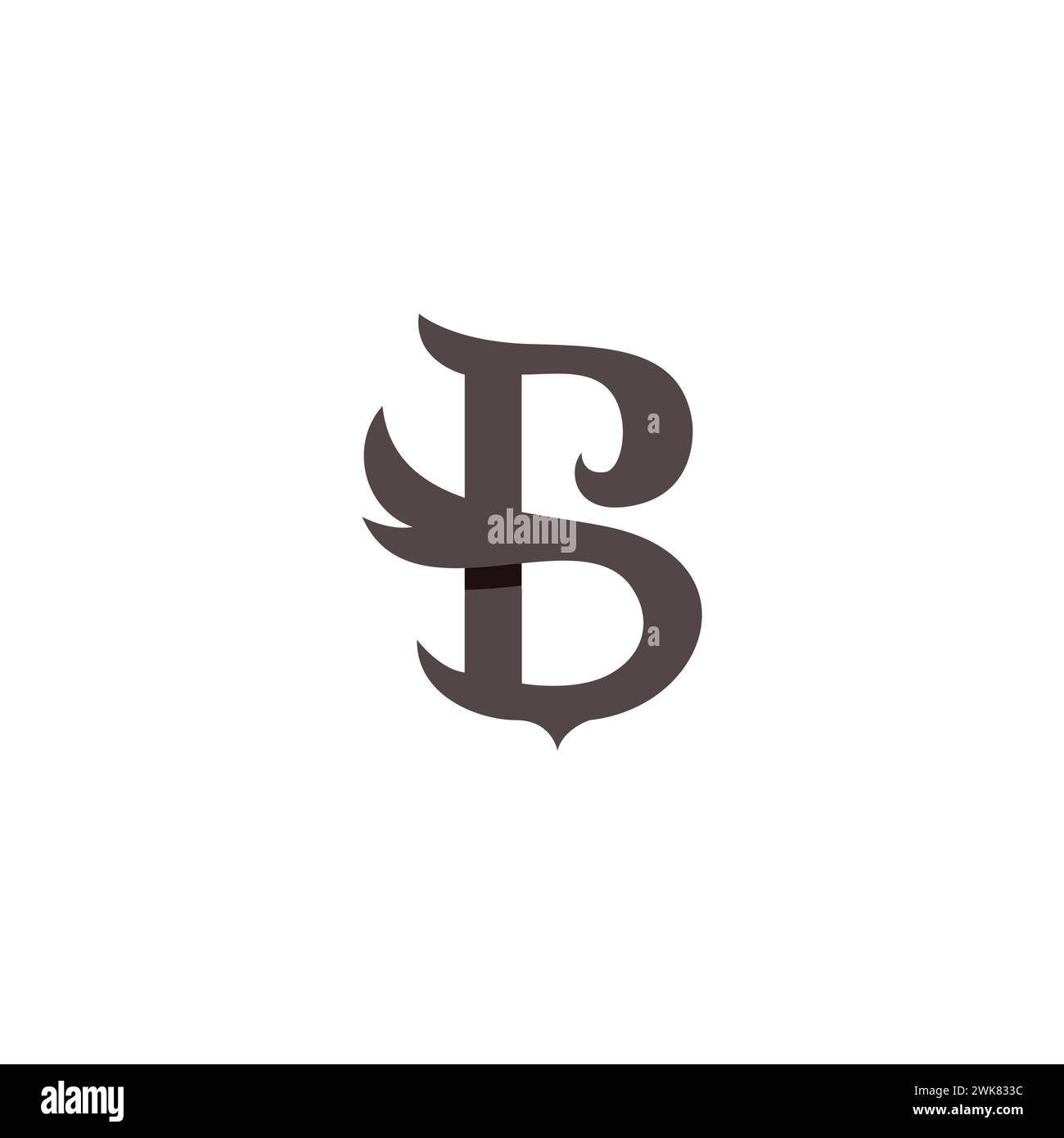 B Wing logo. Letter B Initial Logo Design Stock Vector Image & Art - Alamy