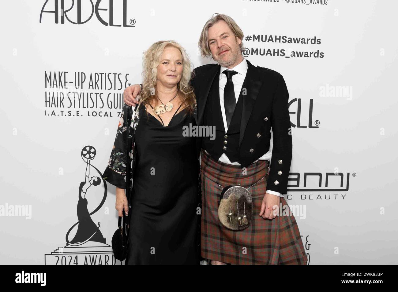 Beverly Hills, USA. 18th Feb, 2024. Deb Watson and Stephen Murphy ...