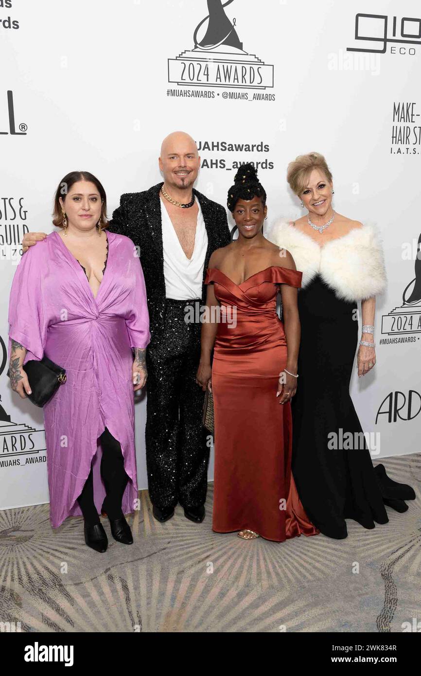 Beverly Hills, USA. 18th Feb, 2024. Danyell Weinberg, Joe Mate, Alexis ...