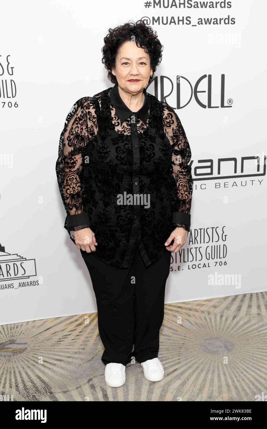 Karen Westerfield attends the arrivals of the 11th Annual MUAHS Awards ...