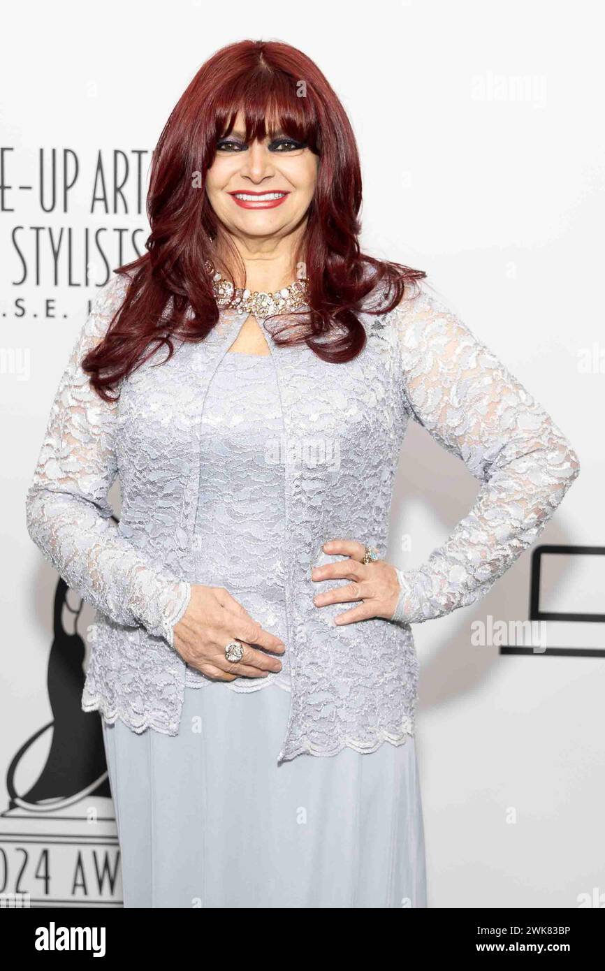 Eva Bitar attends the arrivals of the 11th Annual MUAHS Awards at The ...