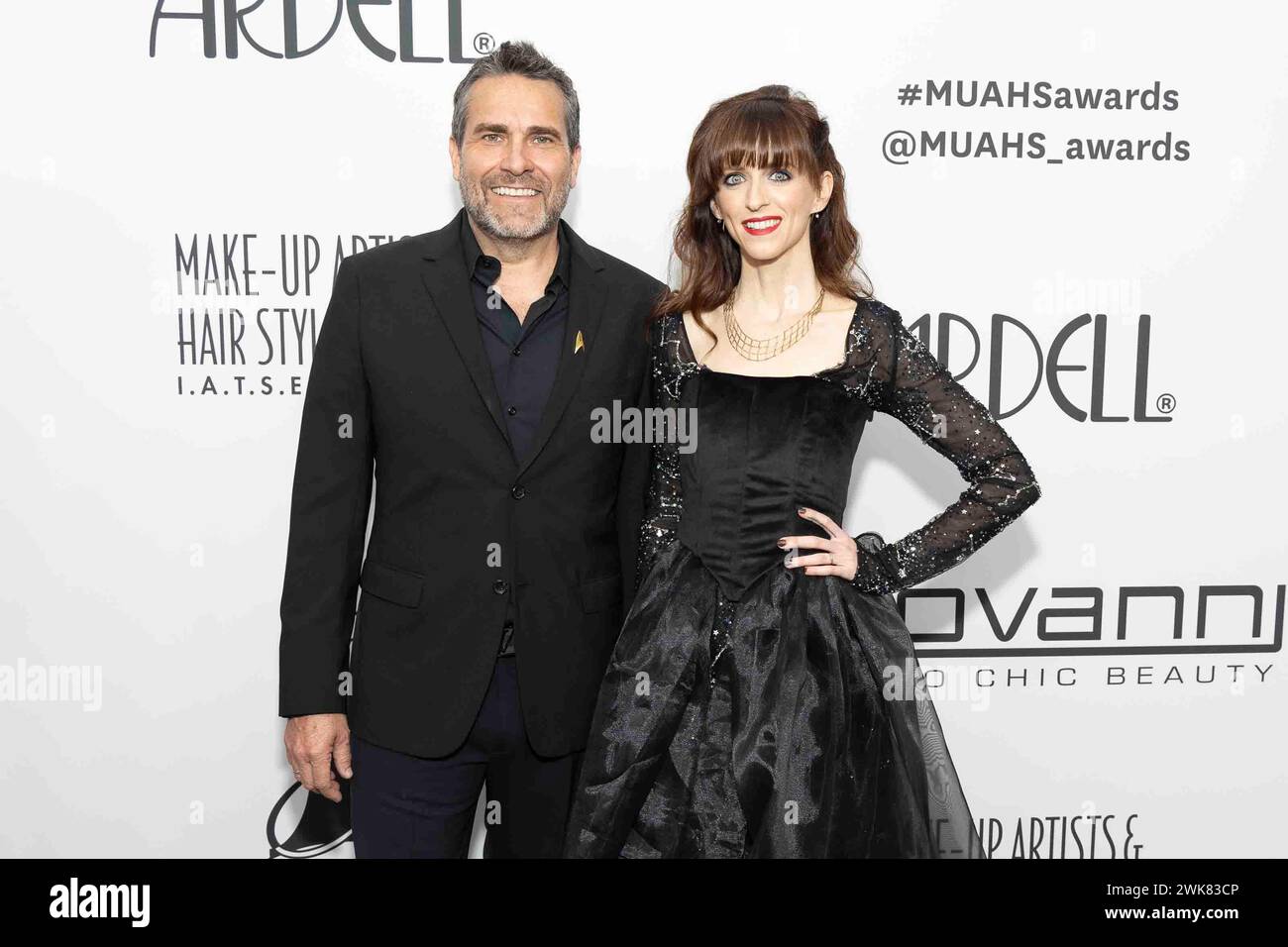 James and Dyane MacKinnon attend the arrivals of the 11th Annual MUAHS ...