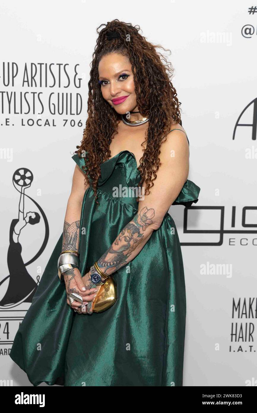 Sabrina Wanjiru Matiru attends the arrivals of the 11th Annual MUAHS ...