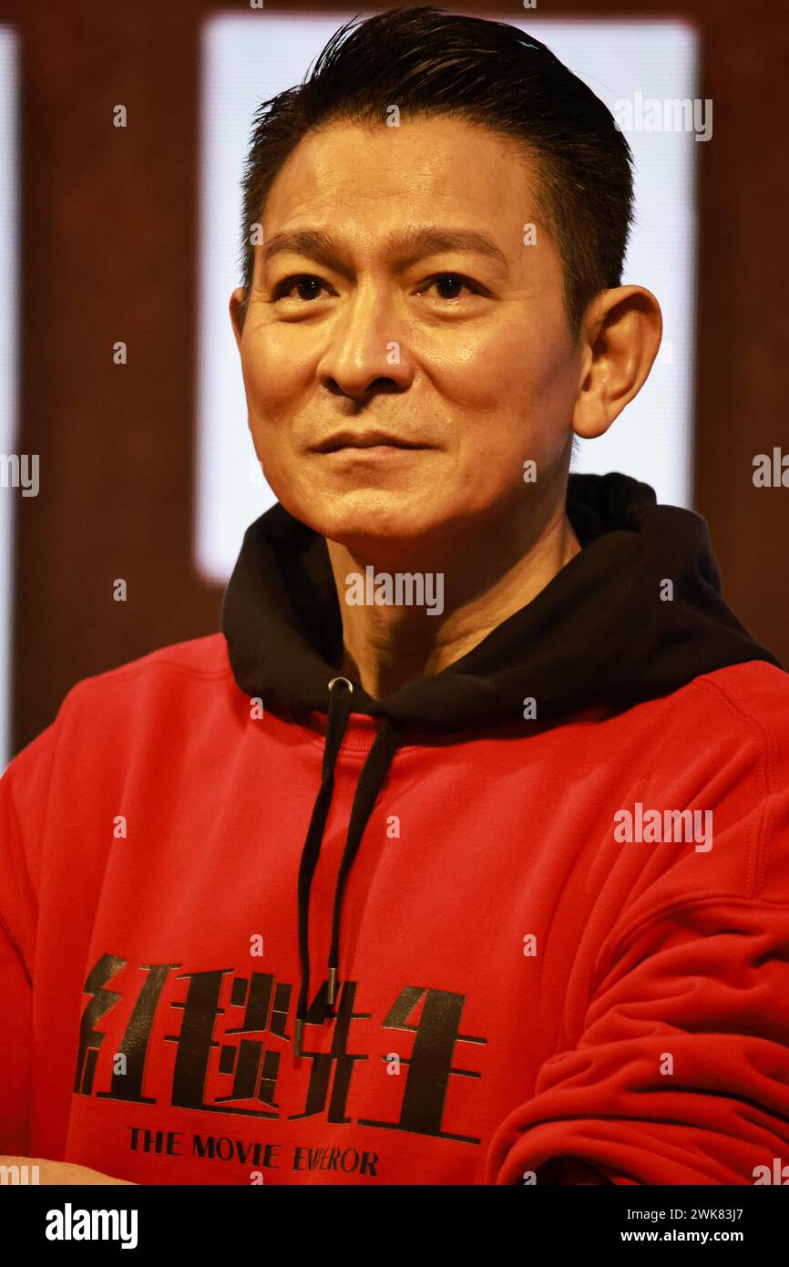 Hong Kong actor, singer-songwriter and film producer Andy Lau promotes ...