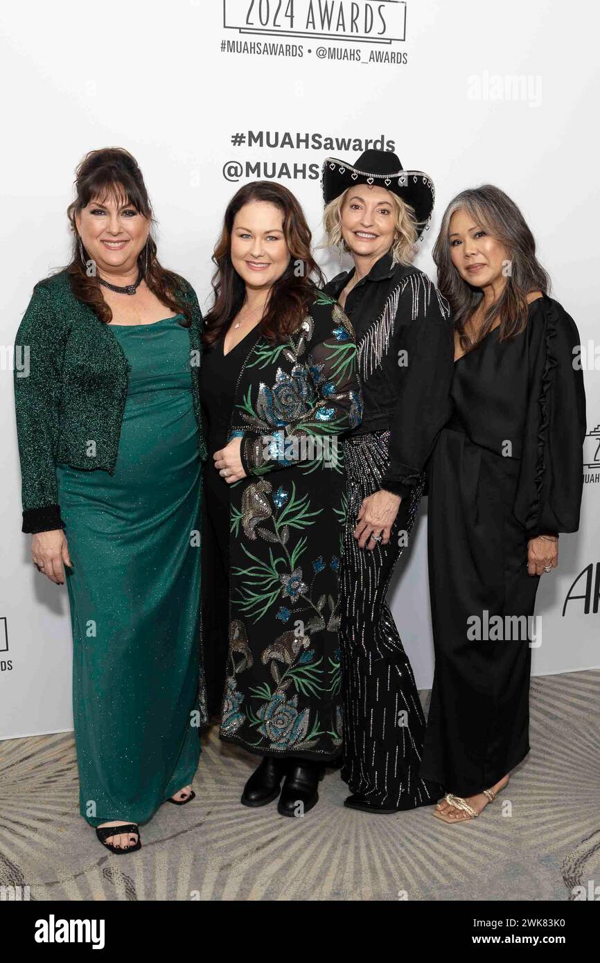 Beverly Hills, USA. 18th Feb, 2024. Julie Socash, Sarah Woolf, Donna ...