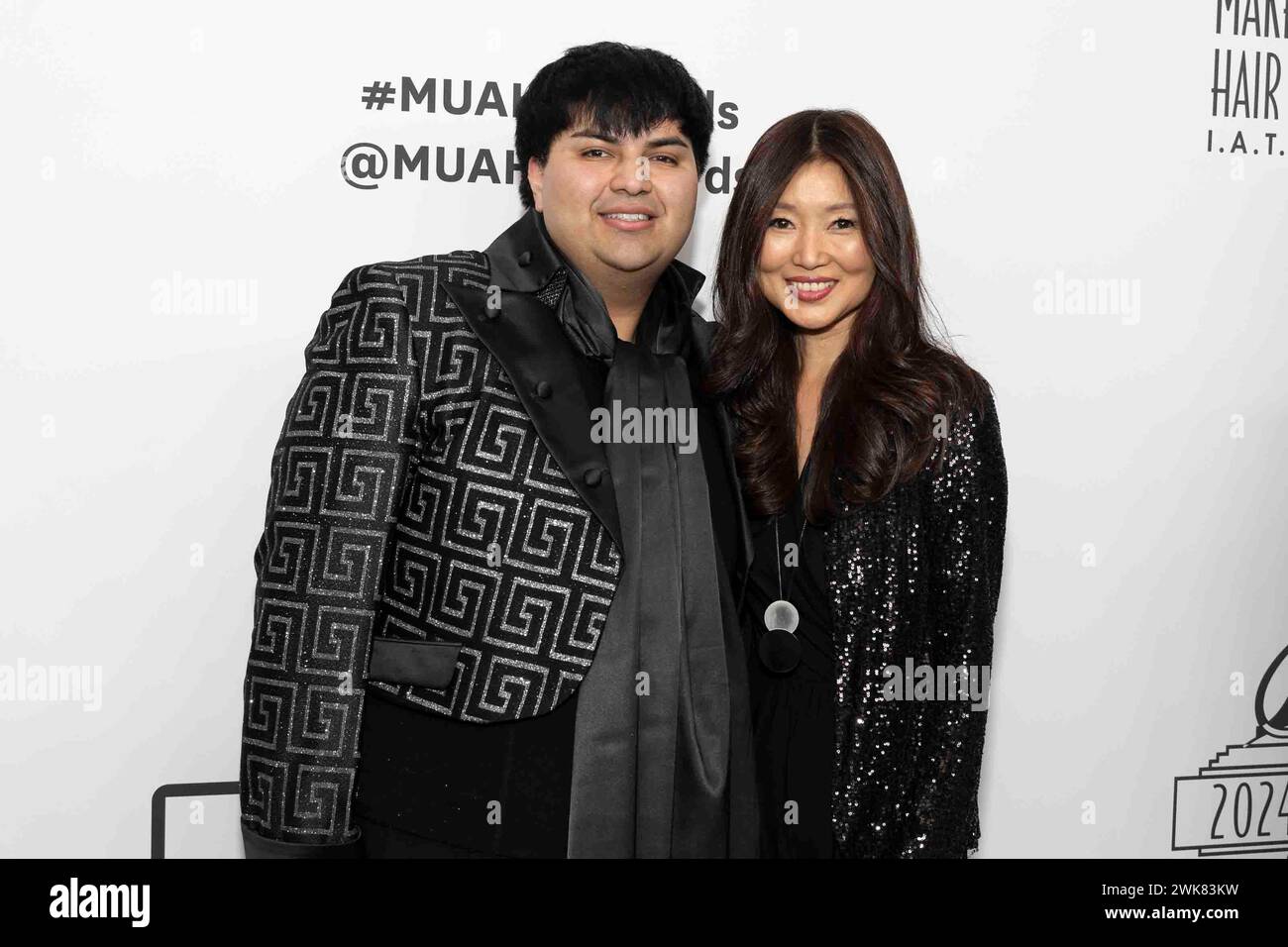 Beverly Hills, USA. 18th Feb, 2024. Frank Romero and Esther Lee attend ...