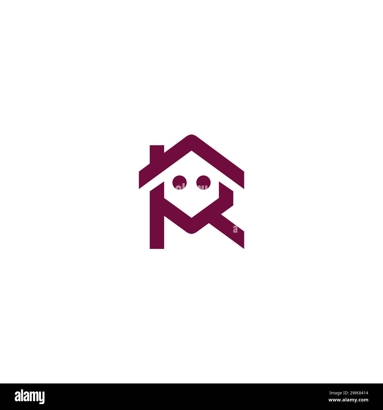 R home logo hi-res stock photography and images - Alamy