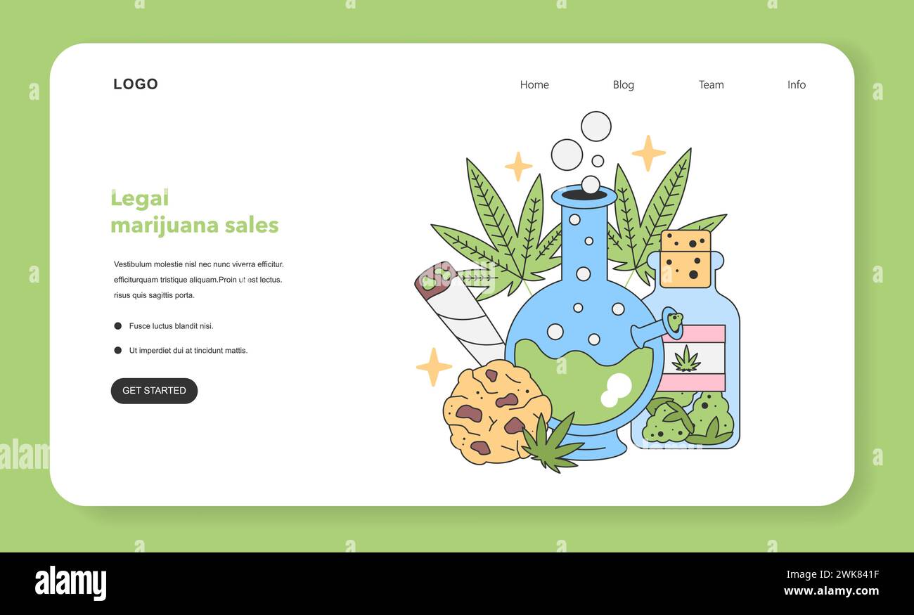 Recreational cannabis use concept. Bong with cannabis leaves, joint ...