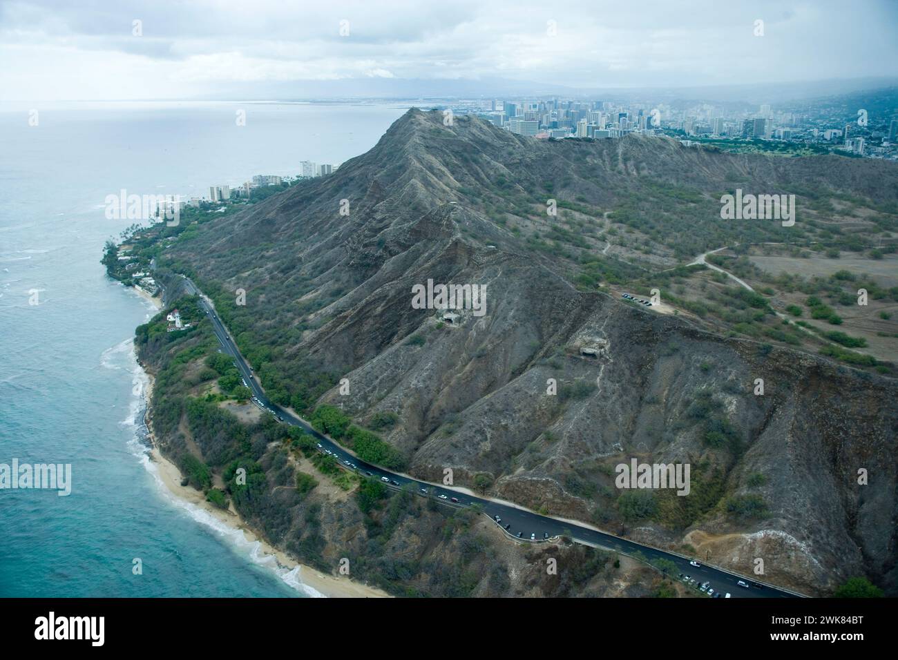 Diamond head hawaii road hi-res stock photography and images - Alamy