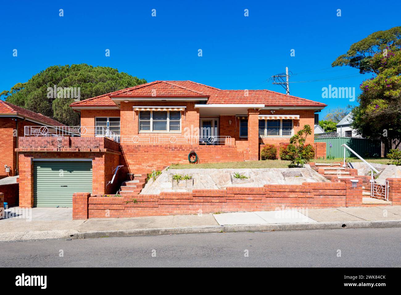 A post war midcentury double brick blonde brick home in Gladesville ...