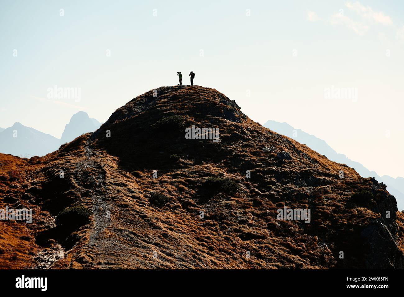 Mountain landscape in Tatra National Park in Poland. Popular tourist ...