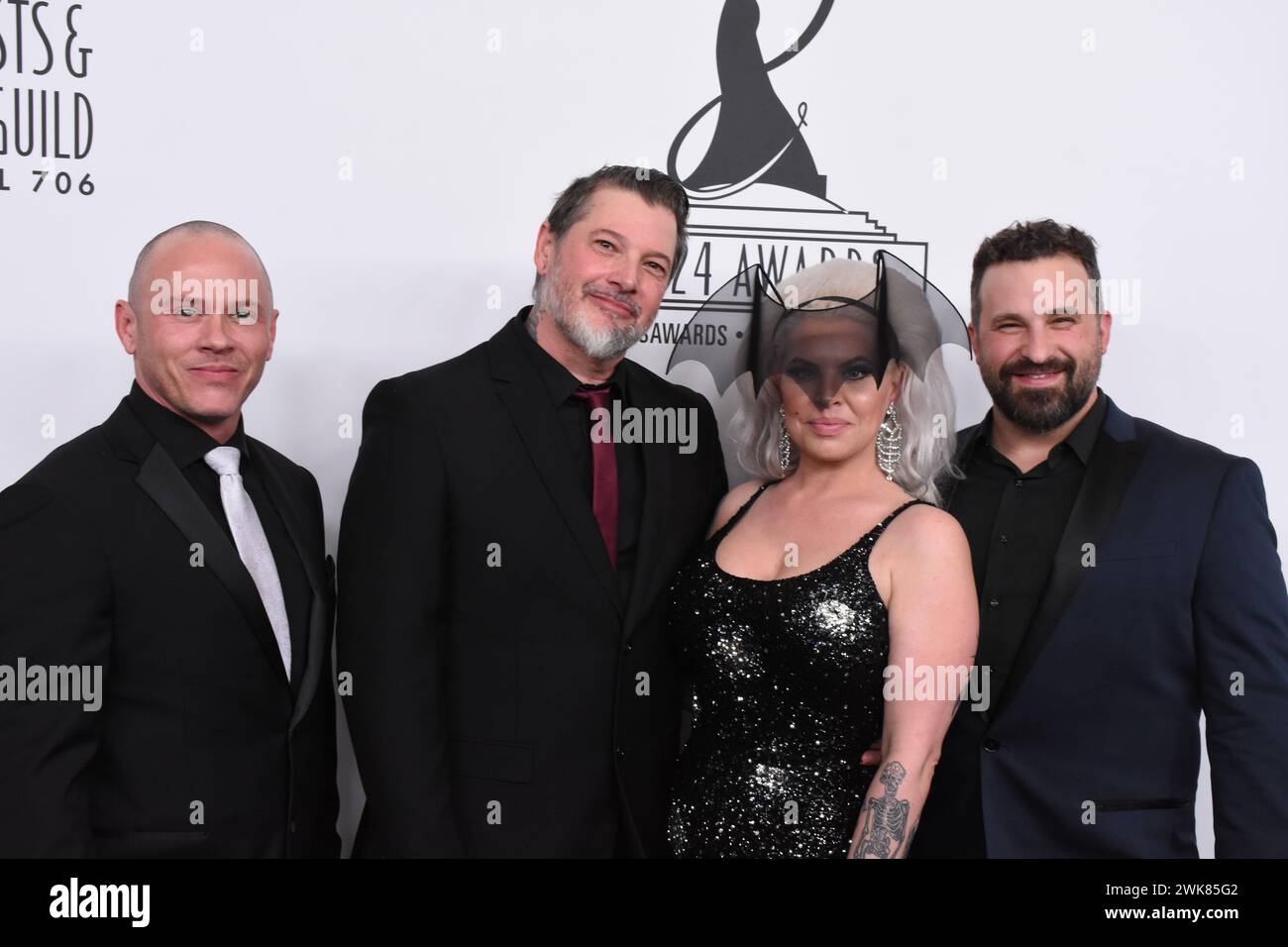 Beverly Hills, California, USA 18th February 2024 Justin Raleigh, Ozzy ...