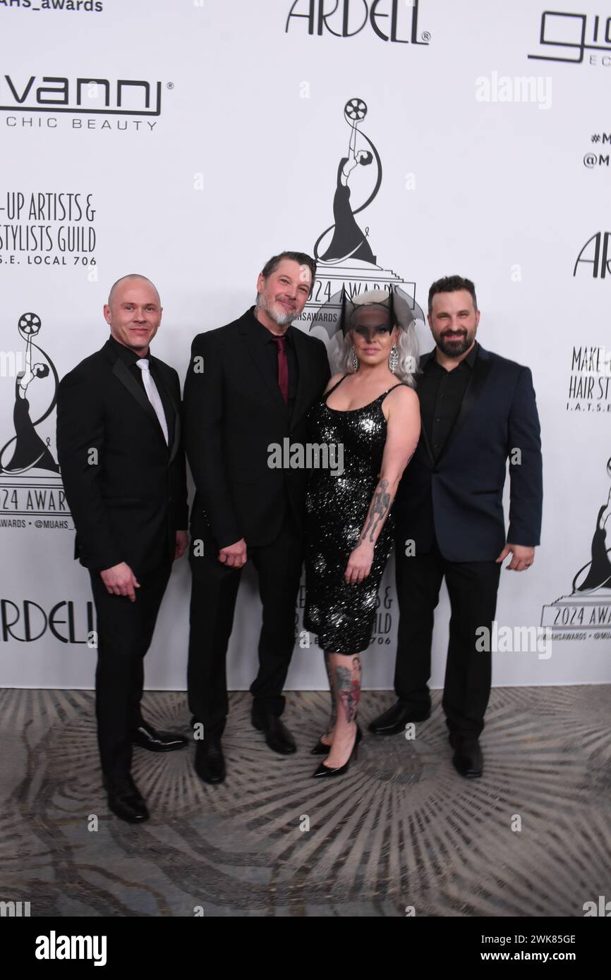 Beverly Hills, California, USA 18th February 2024 Justin Raleigh, Ozzy ...