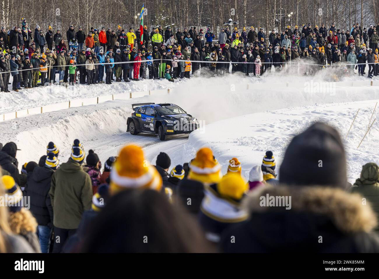22 PAJARI Sami, MALKONEN Enni, Toyota Yaris Rally2, action during the ...