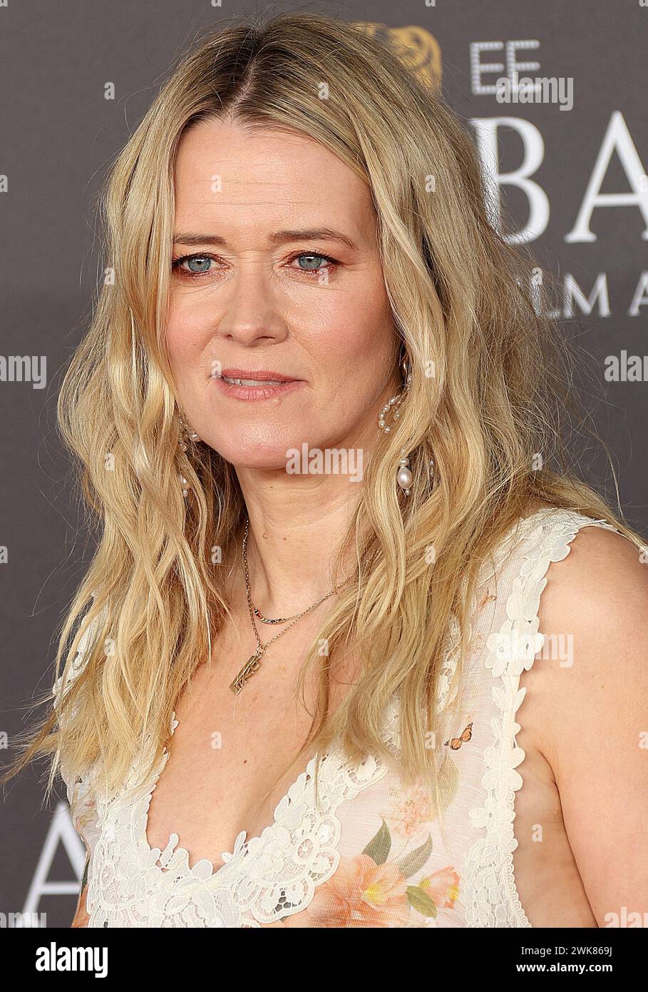 Feb 18, 2024 - London, England, UK - Edith Bowman attending The 2024 EE ...