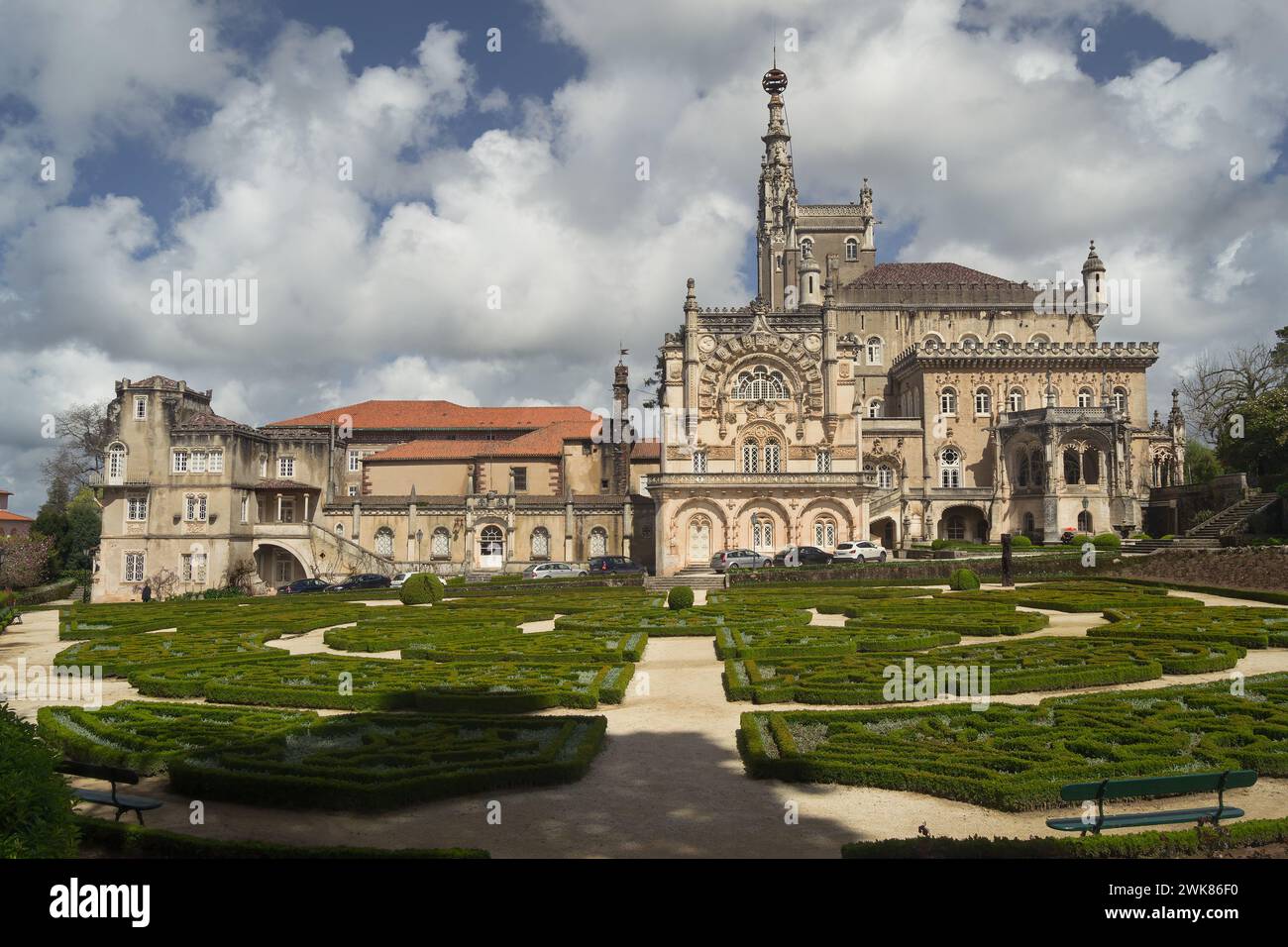 Gardens of the Buçaco Palace, Serra do Buçaco, Mealhada, Portugal Stock ...