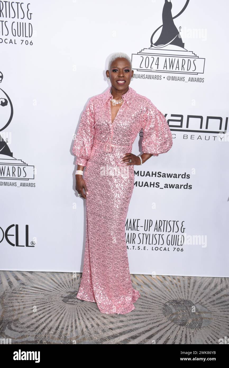Beverly Hills, California, USA 18th February 2024 Angie Wells attends ...
